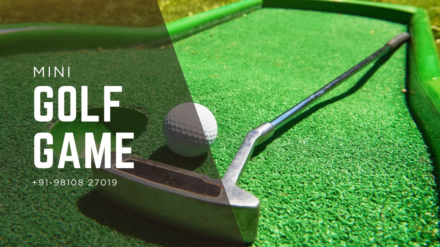 Mini Golf Game On Rent in Delhi, Gurugram, Noida