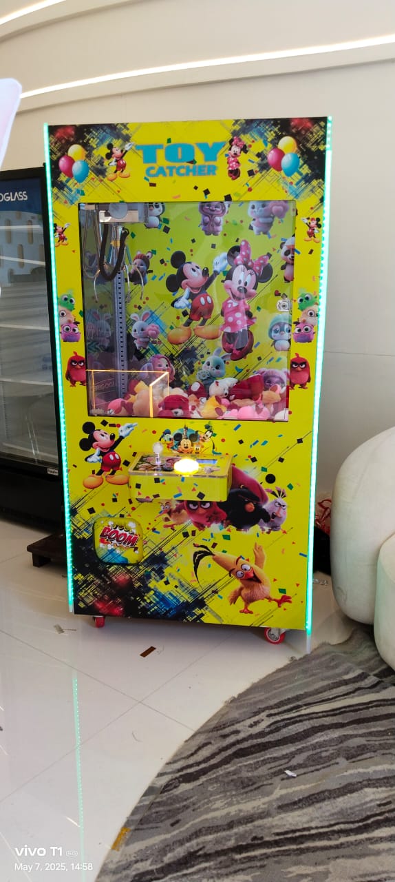 Toy Catcher Machine on Rent in Delhi, Gurugram, Noida